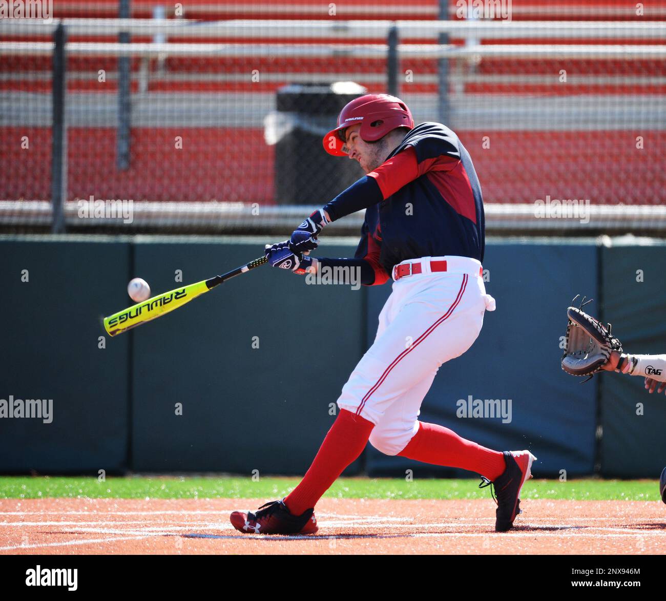 St. John's University Redstorm infielder Kevin Buckley (12) during game ...