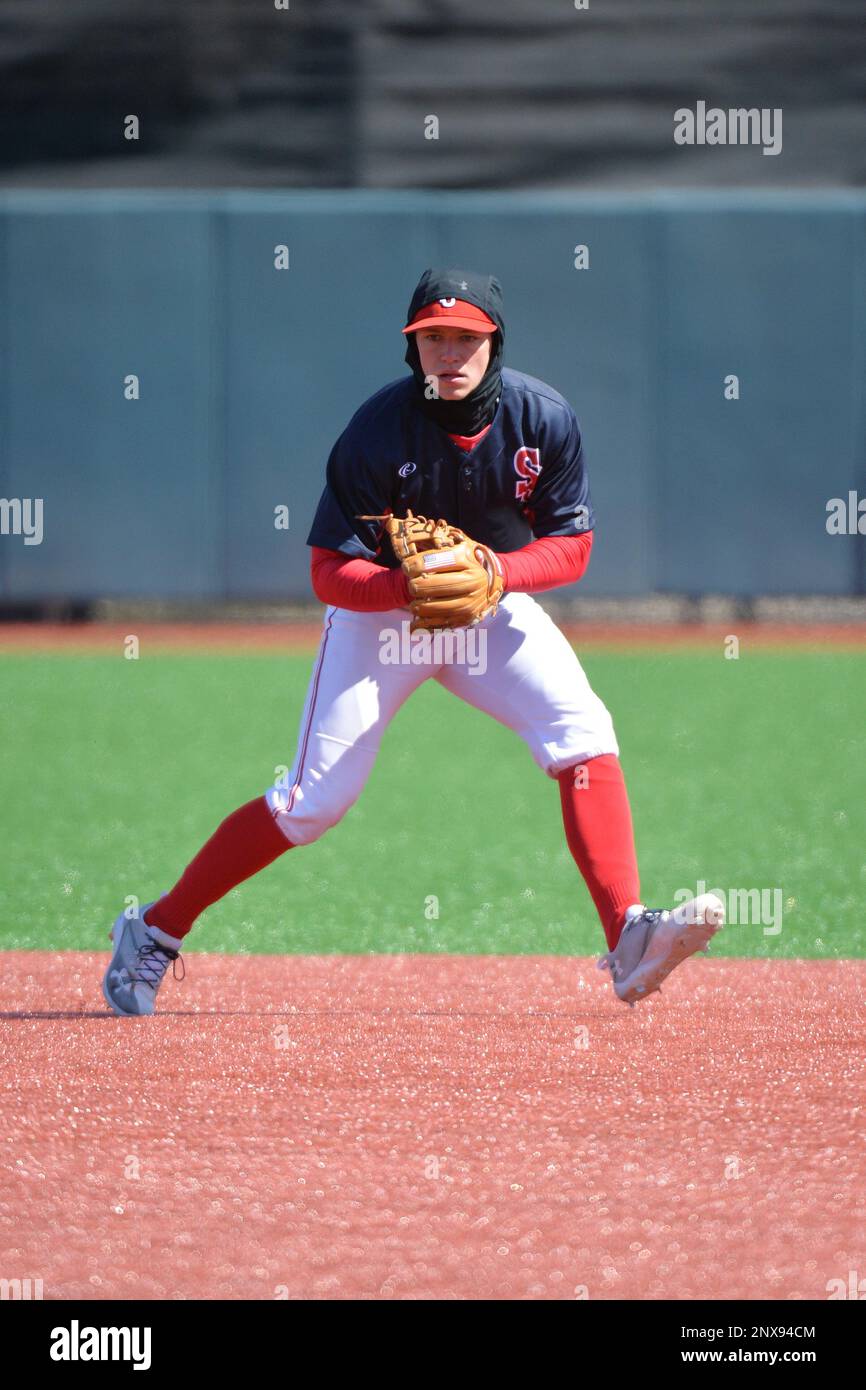 St. John's University Redstorm infielder Josh Shaw (2) during game ...