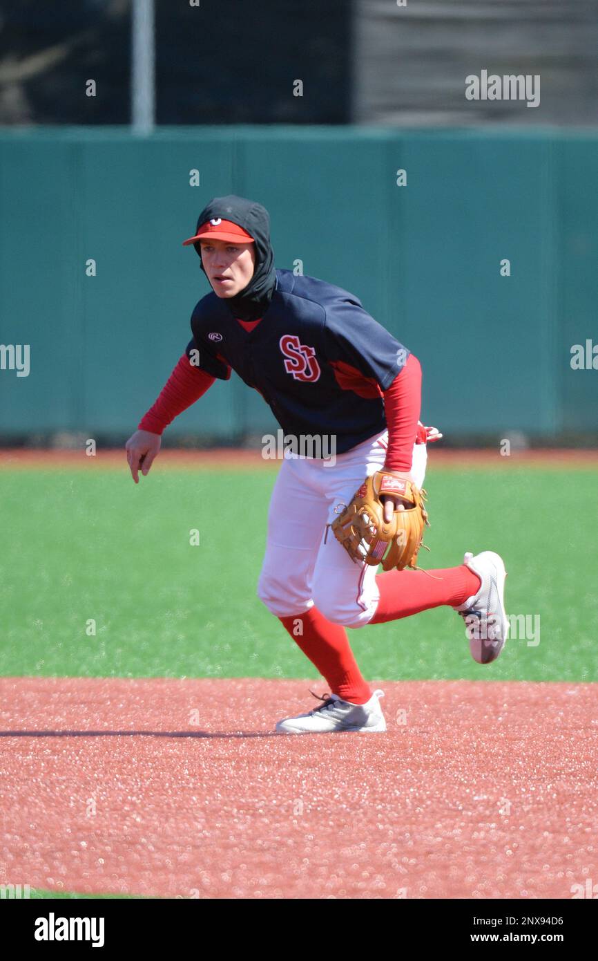 St. John's University Redstorm infielder Josh Shaw (2) during game ...