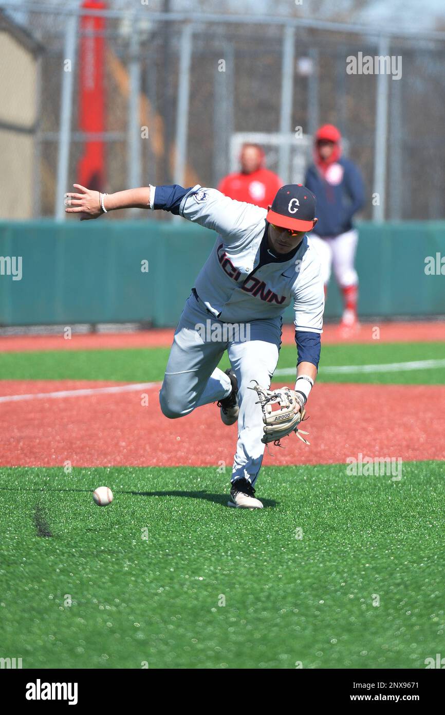 University of Connecticut Huskies infielder Christian Fedko (7) during ...