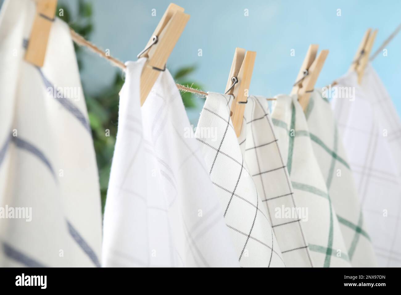 Washing fabrics hi-res stock photography and images - Alamy