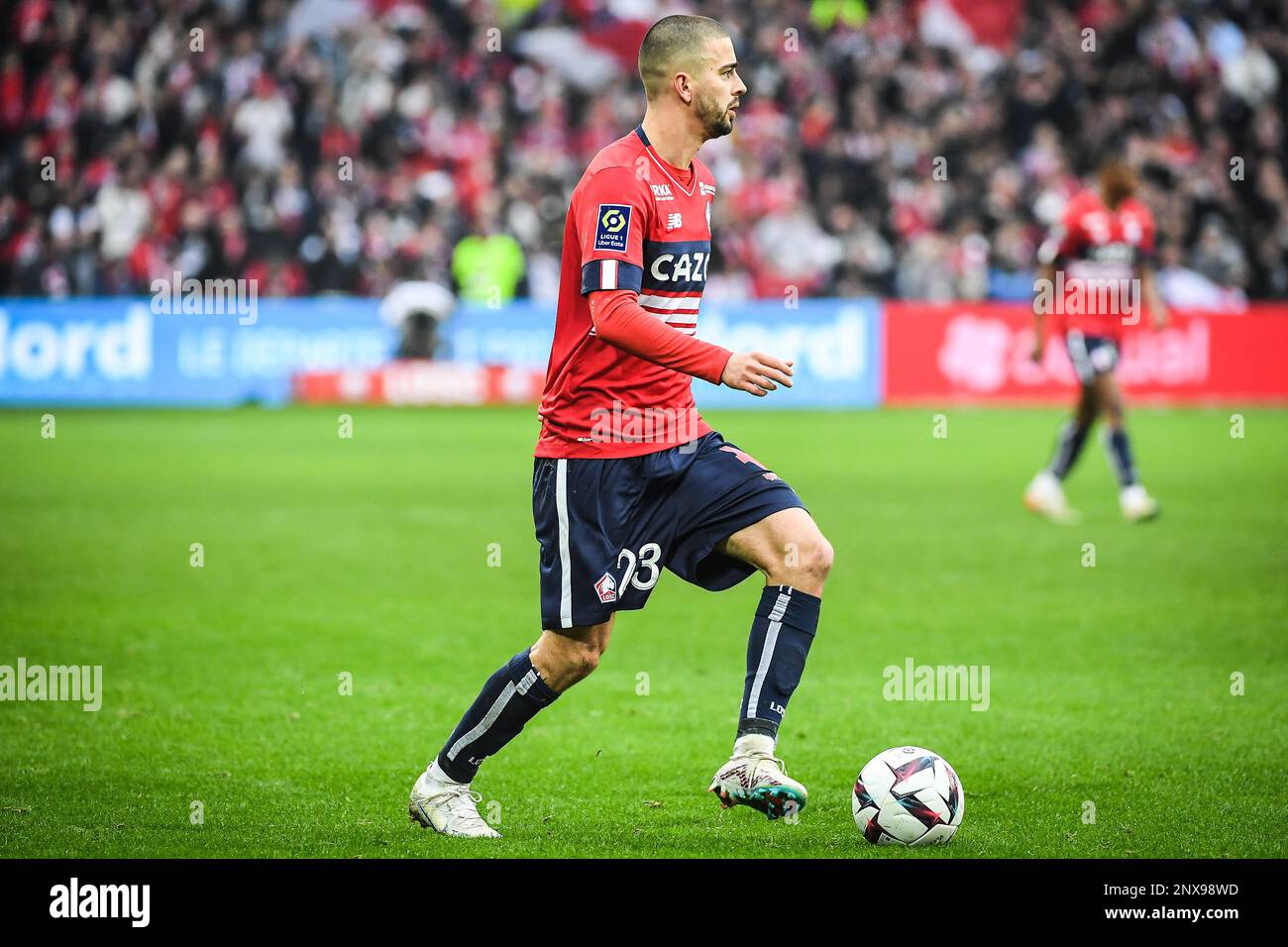 Edon ZHEGROVA of Lille during the French championship Ligue 1 football ...