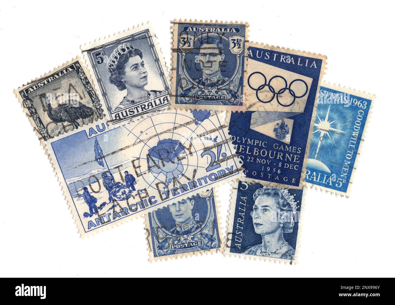 Elizabeth ii australia postage stamp Cut Out Stock Images & Pictures ...