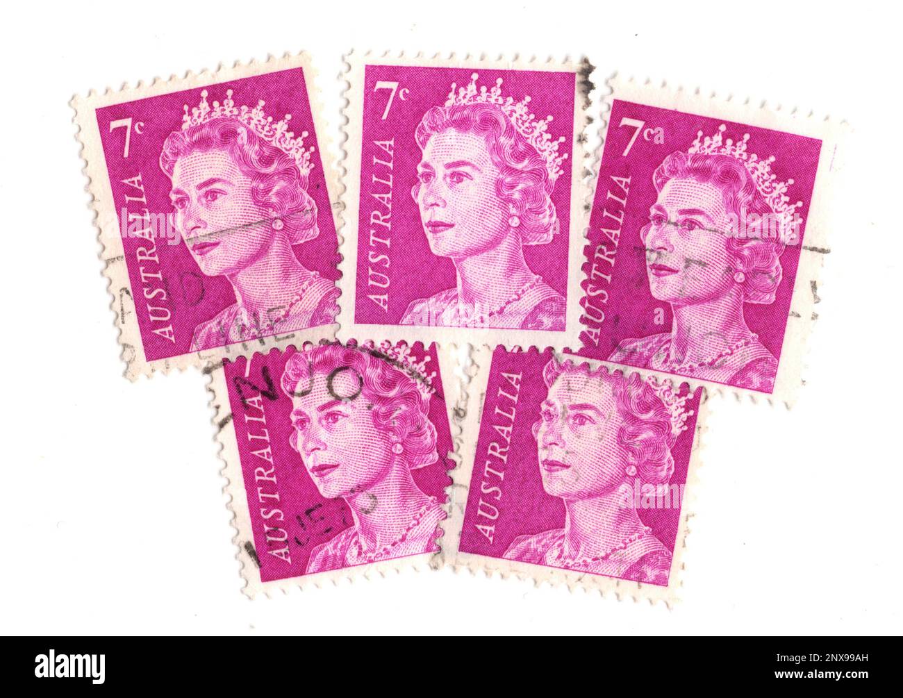 Elizabeth ii australia postage stamp Cut Out Stock Images & Pictures ...