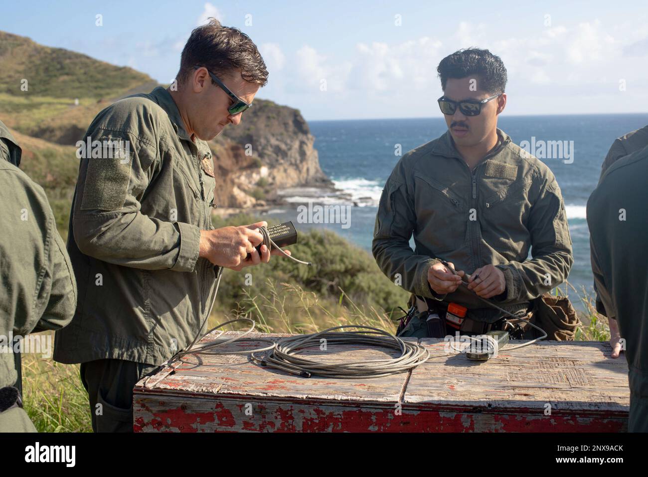 U.S. Marines with various Marine Corps Base Hawaii Explosive Ordnance ...