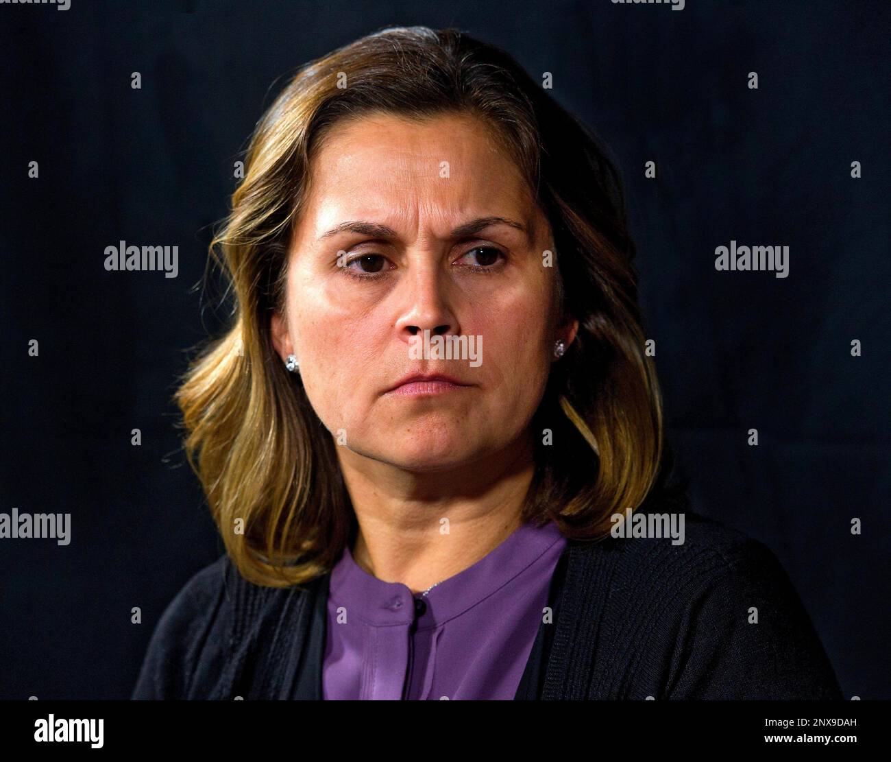 This photo taken March 27, 2018, shows Dr. Amanda Flicker participating ...