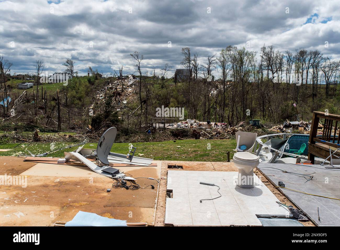 The remains of the Fink house, pictured on Monday, April 16, 2018 in ...