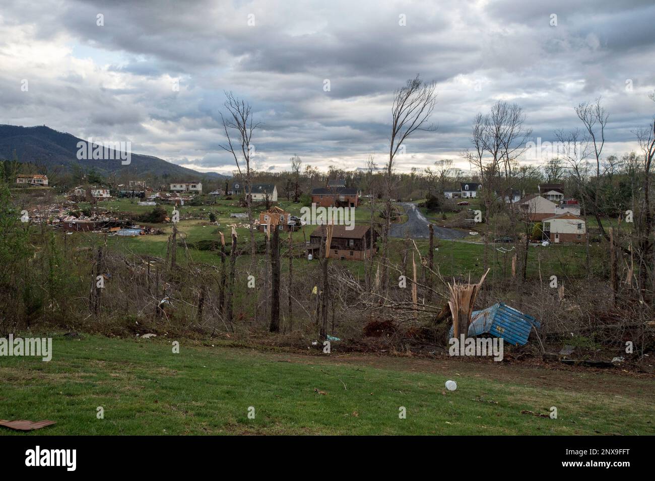 The scene from Elon, pictured on Monday, April 16, 2018 in Elon, Va ...