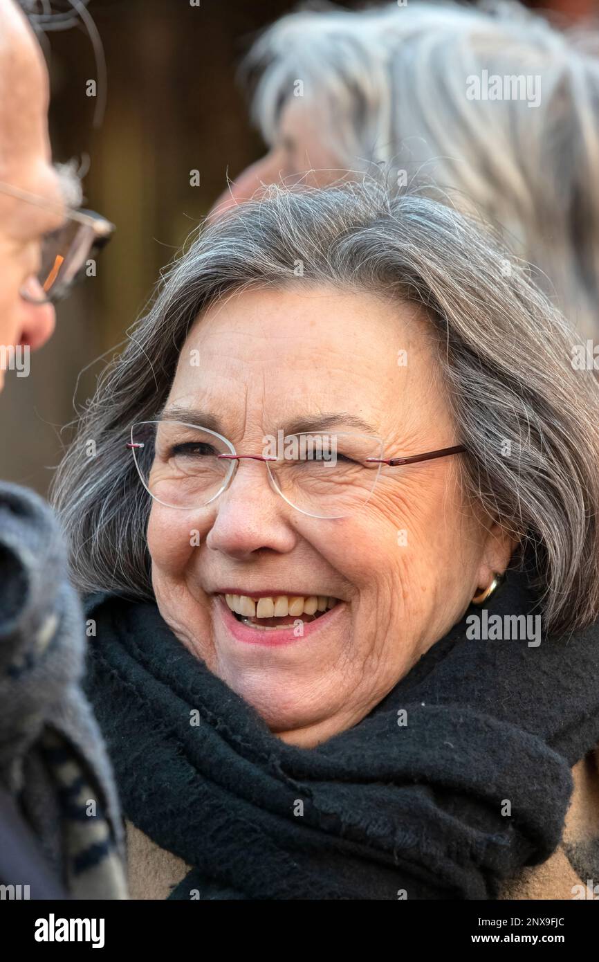 Side View Gerdi Verbeet At The World Two Memoral Day February Strike At ...