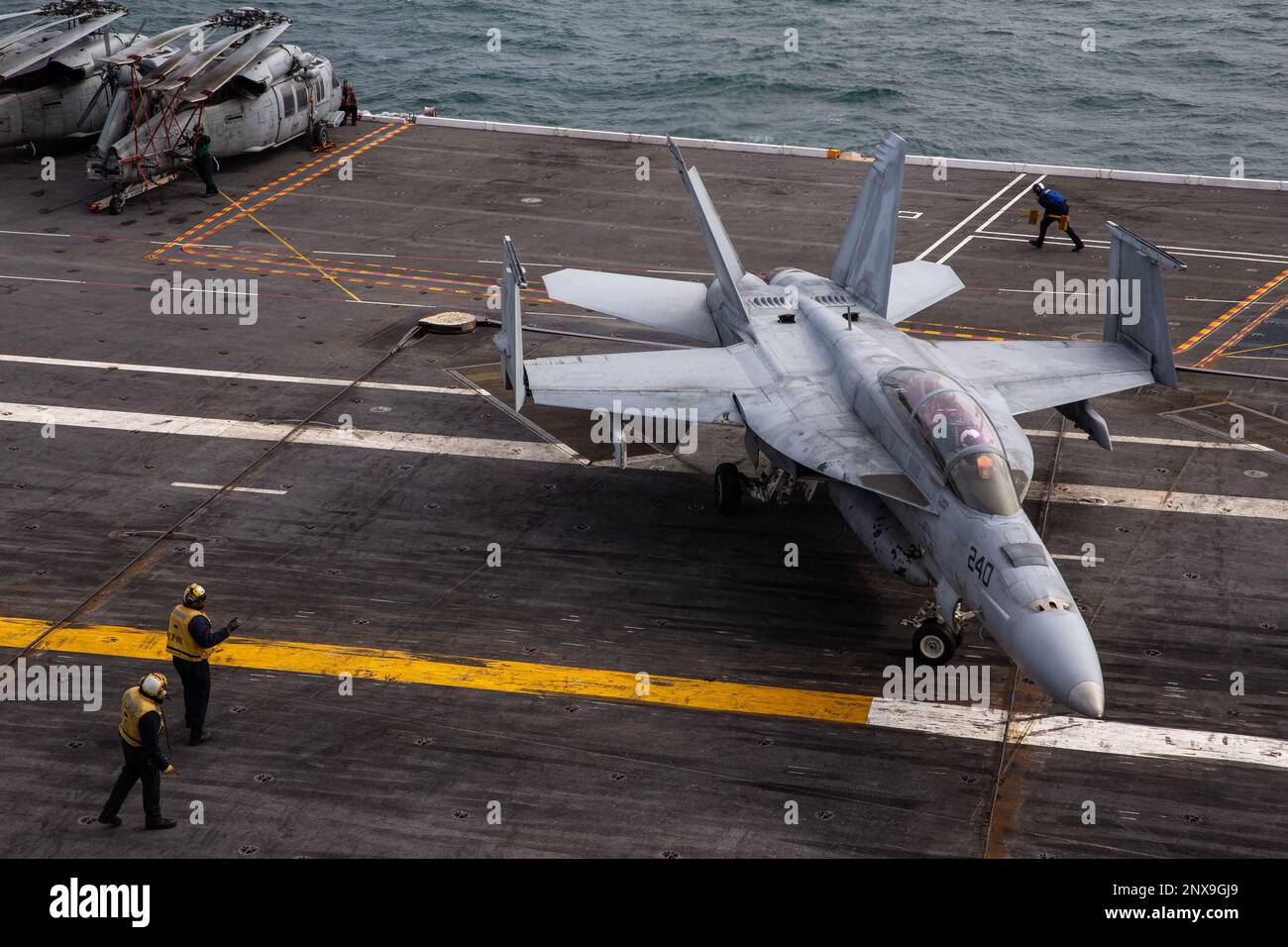Uss ford squadron pilots hi-res stock photography and images - Alamy
