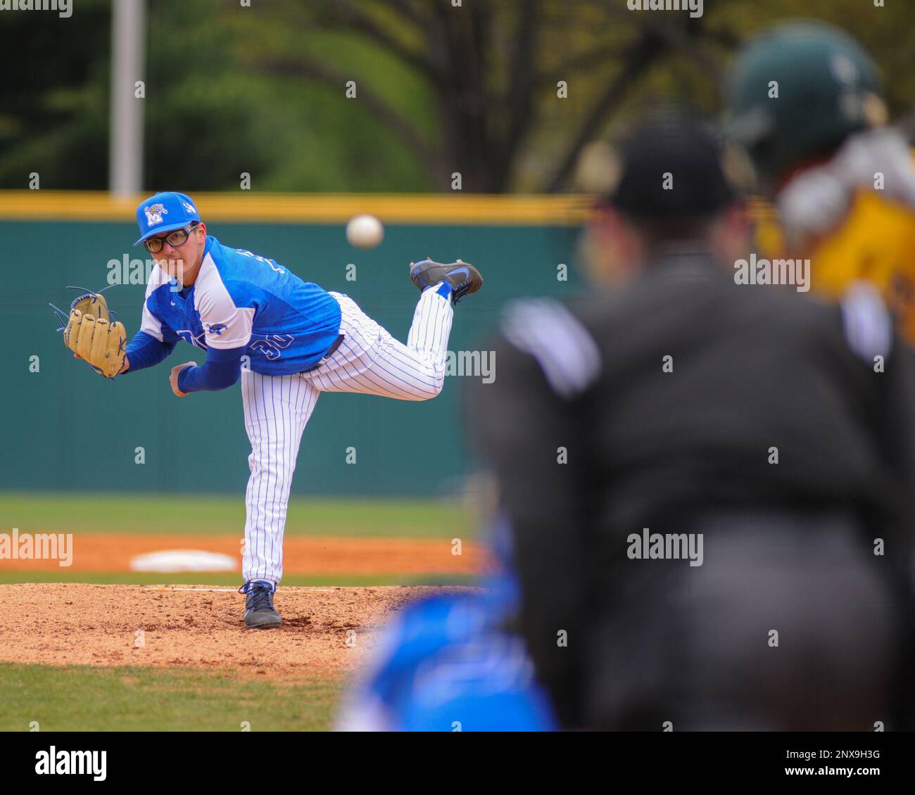 April 15, 2018; Memphis, TN, USA; Memphis Tigers LHP, Danny Denz (30 ...