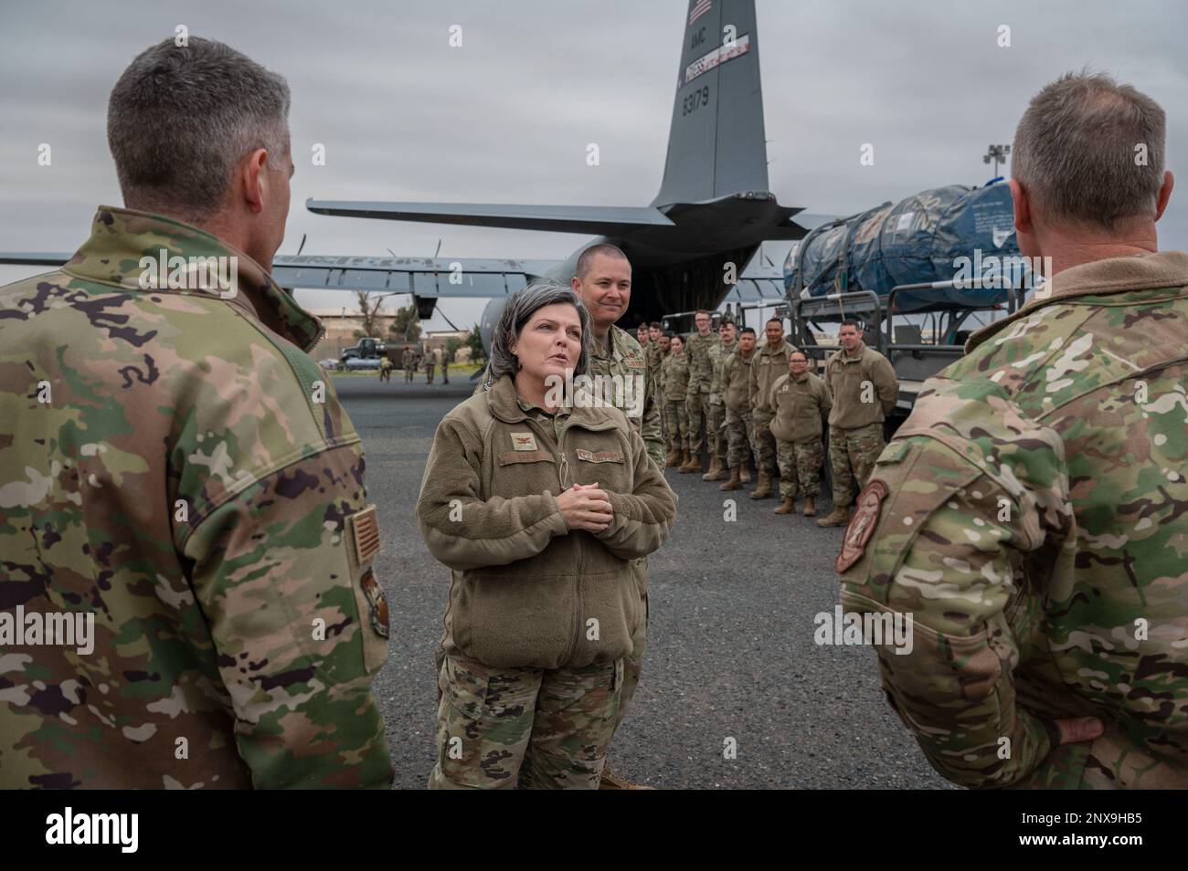 U.S. Air Force Col. Tiffany Feet, 386th Air Expeditionary Wing A4 ...
