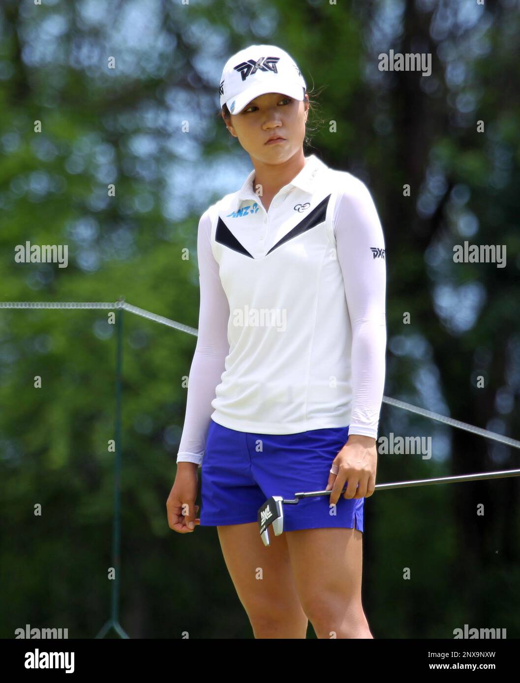 April 11, 2018 - Lydia Ko on the 2nd green during the first round of ...