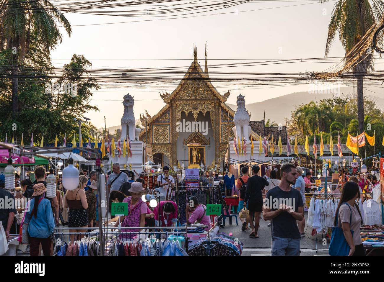February 12, 2023: Sunday Walking Street night market, the biggest and ...
