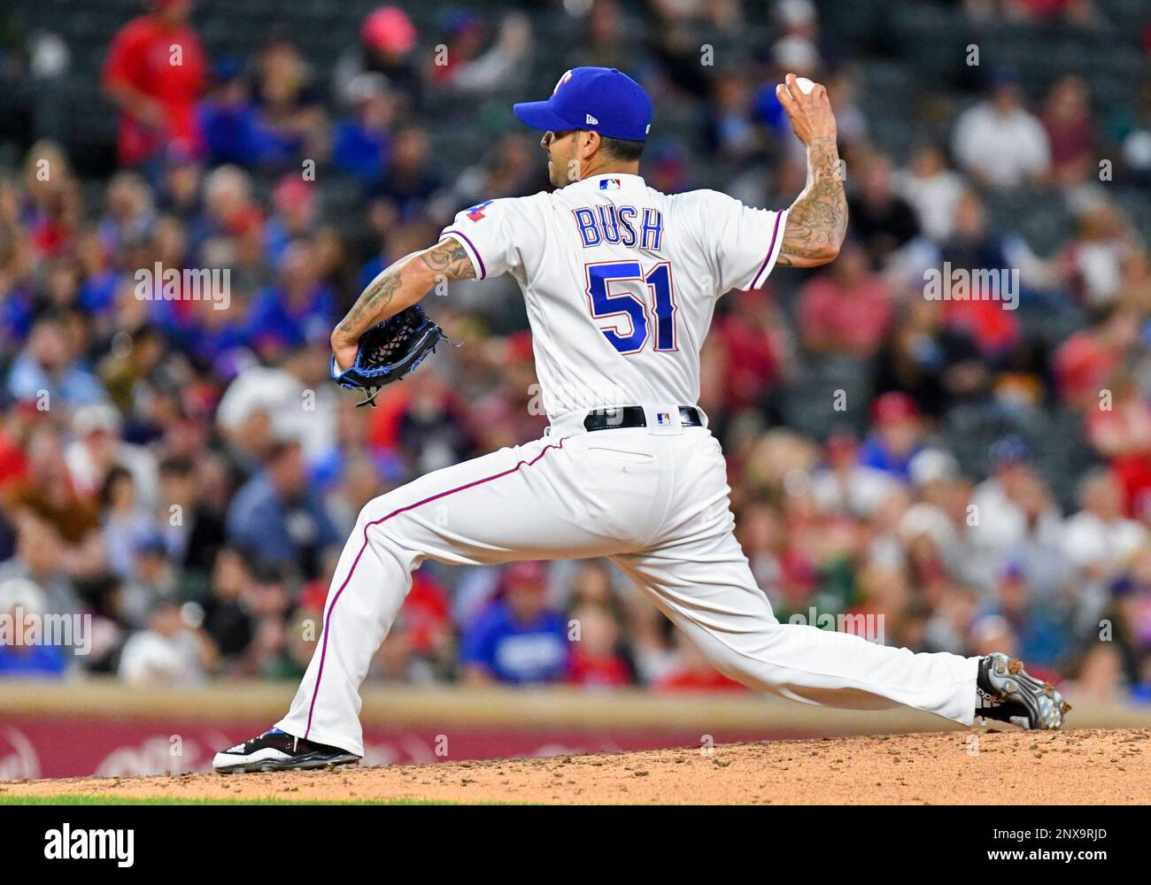 Apr 11, 2018: Texas Rangers relief pitcher Matt Bush #51 during an MLB ...