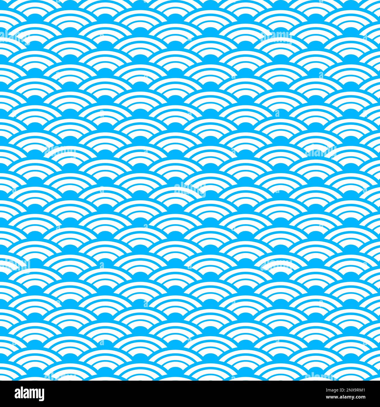 Abstract background with a Japanese style wave pattern Stock Vector ...