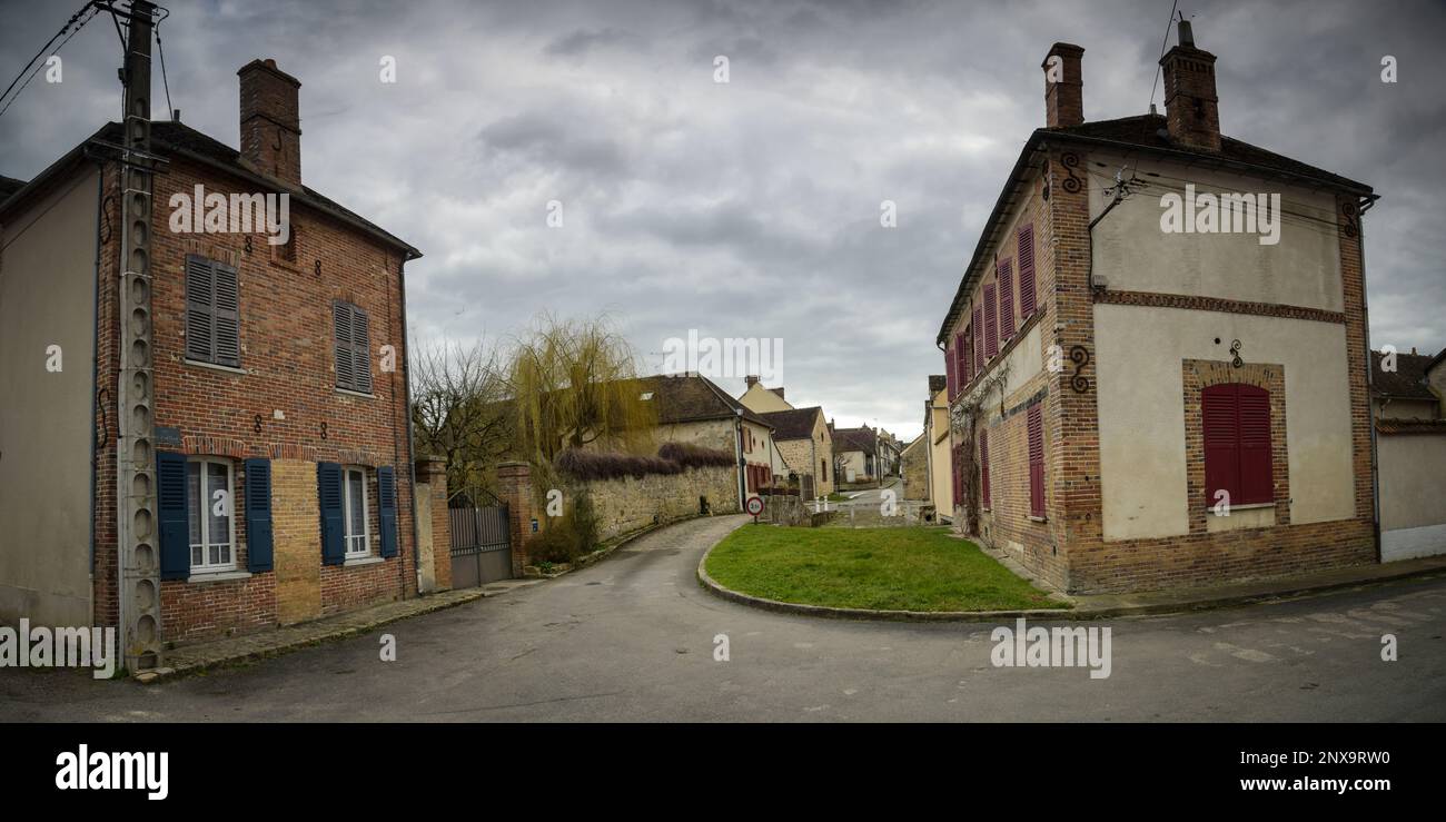 View on the village of Flagy in Seine et Marne selected for the ...