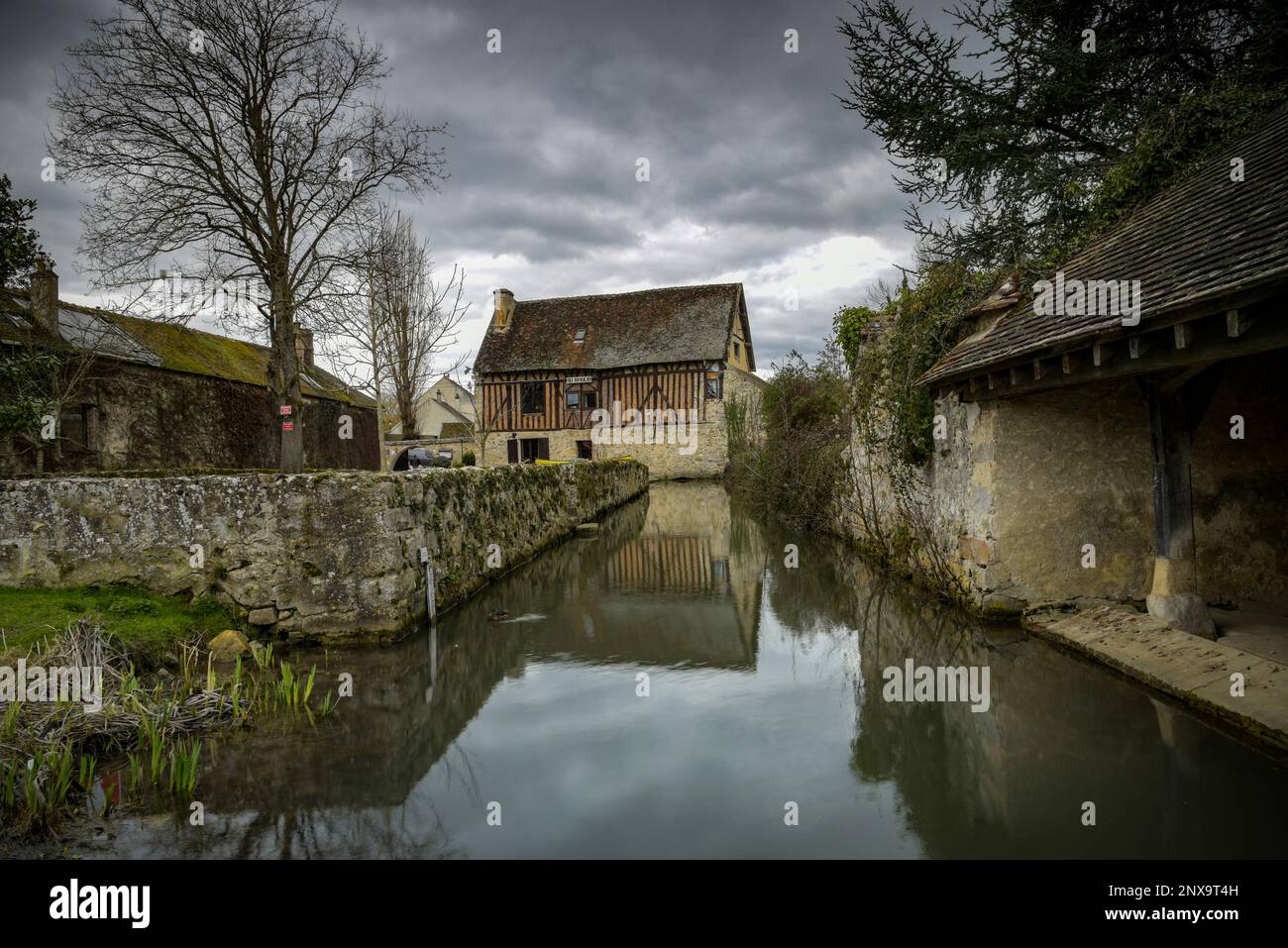 View on the village of Flagy in Seine et Marne selected for the ...