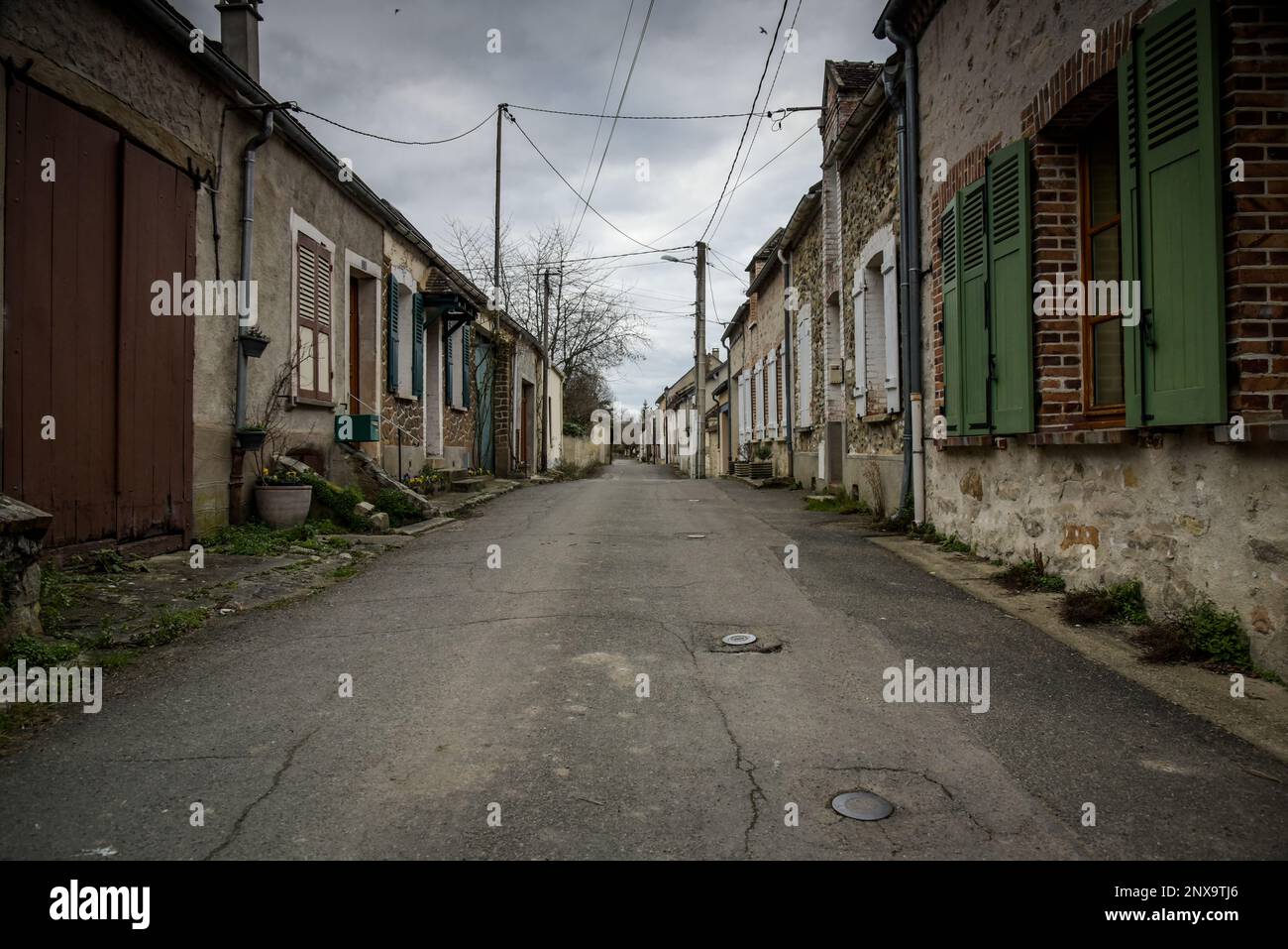 View on the village of Flagy in Seine et Marne selected for the ...