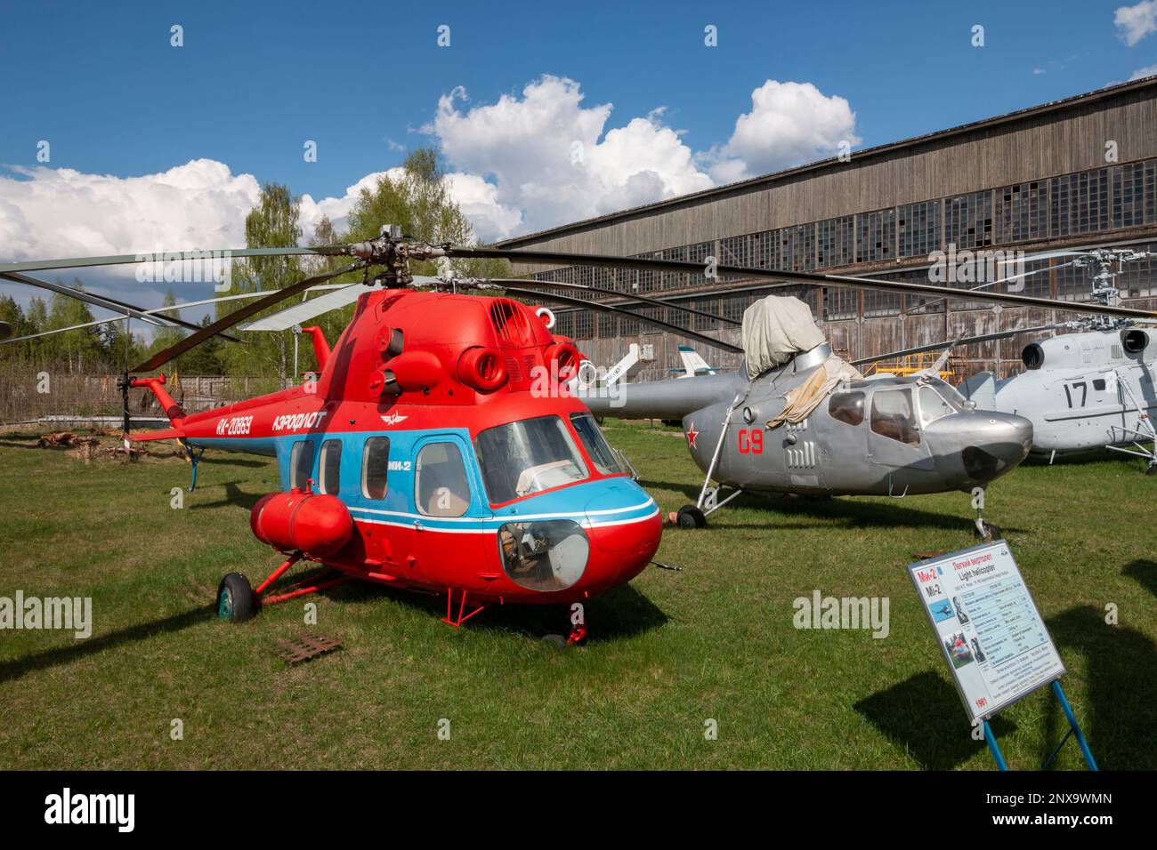 Mil Mi-2 Soviet Aircraft, Moscow Stock Photo - Alamy