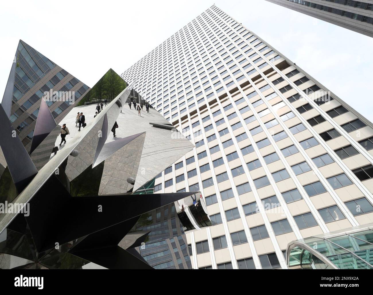 A picture shows Japan's first skyscraper Kasumigaseki Building in ...