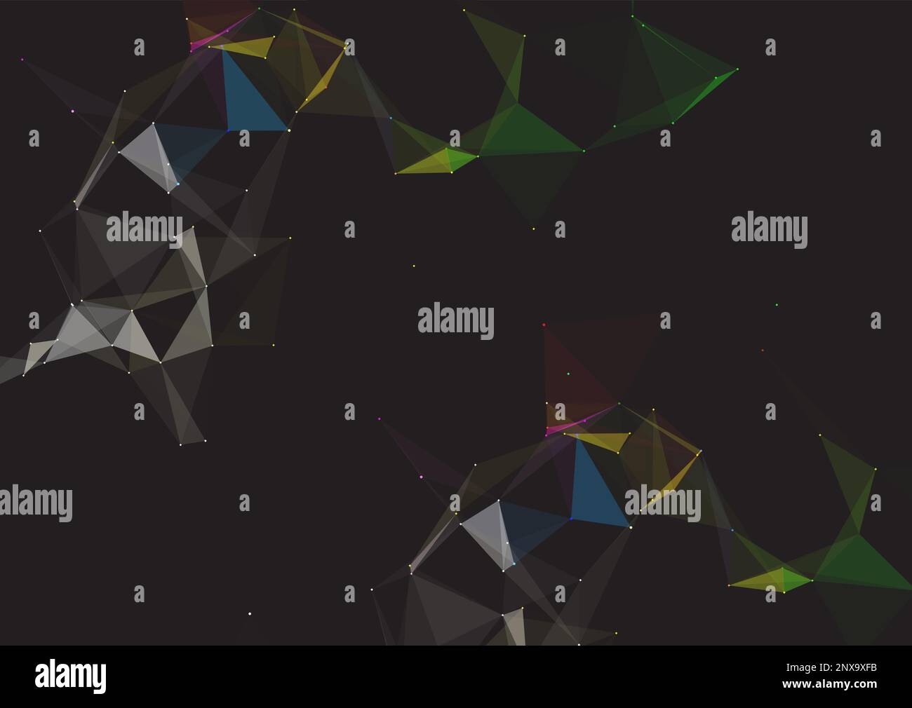 Abstract modern low poly plexus design background Stock Vector Image ...