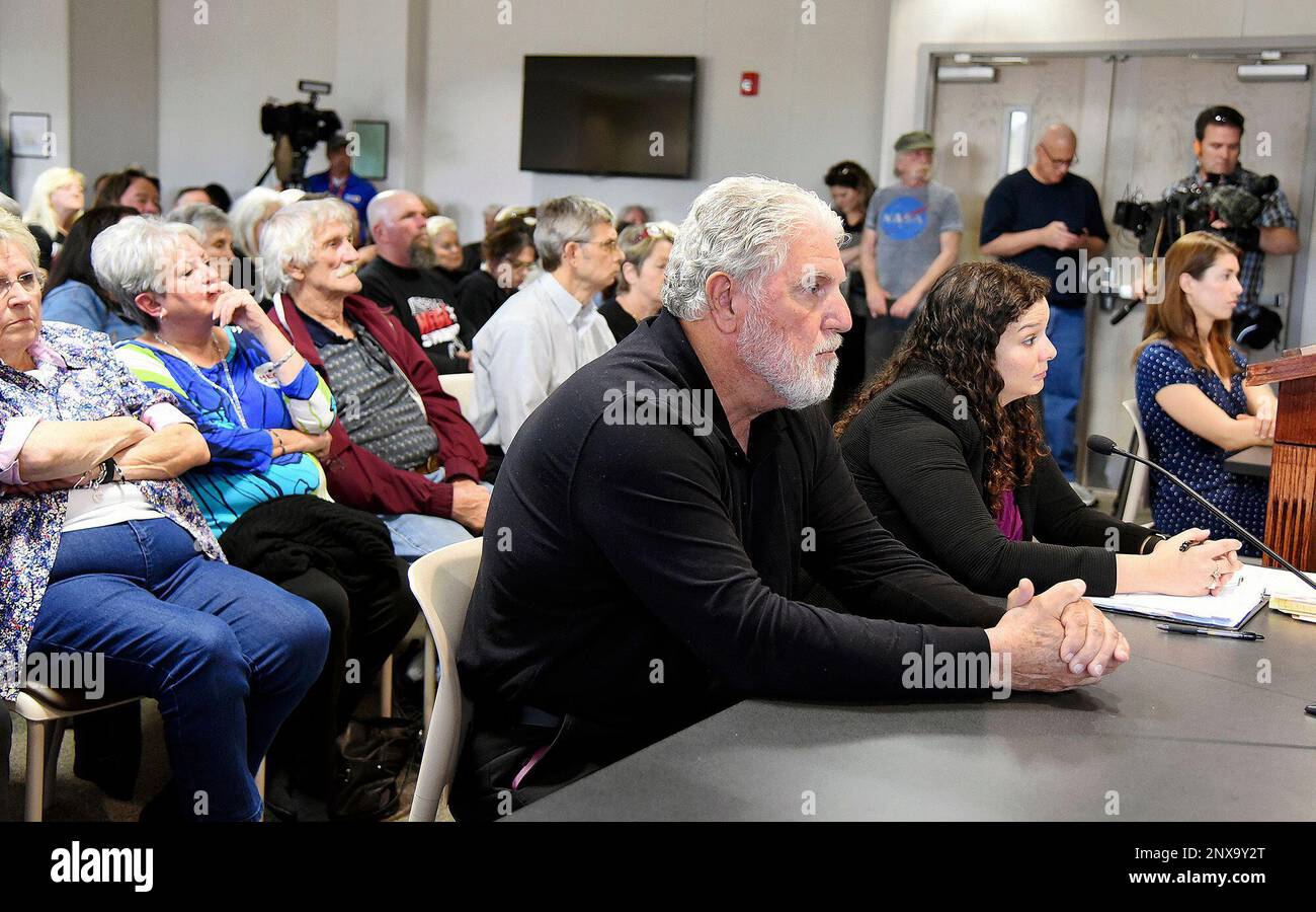 In this Tuesday, April 10, 2018 photo, from left, Gerald Hege and his ...