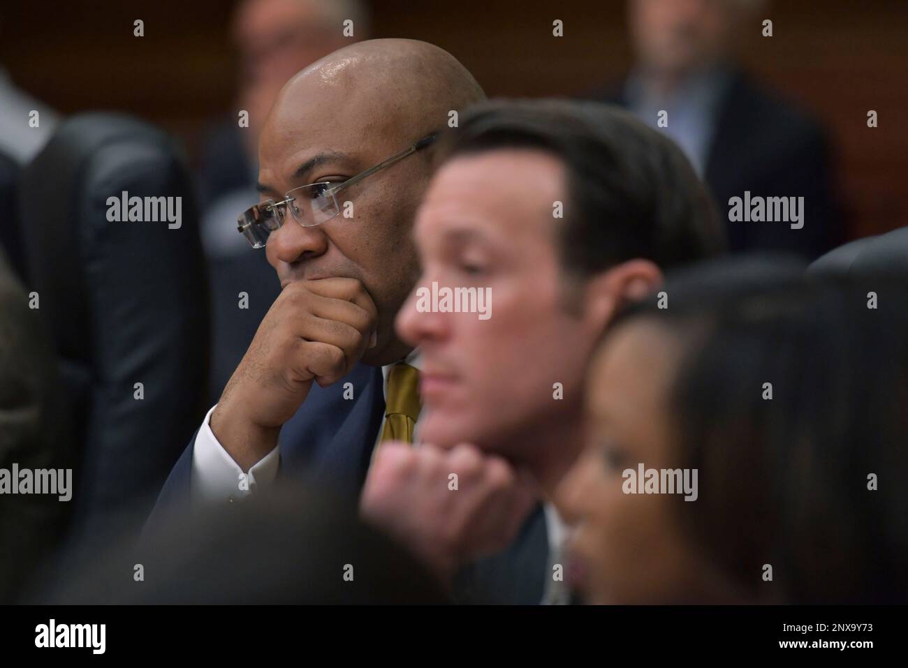 Lead prosecutor Clint Rucker, left, and Assistant District Attorney ...