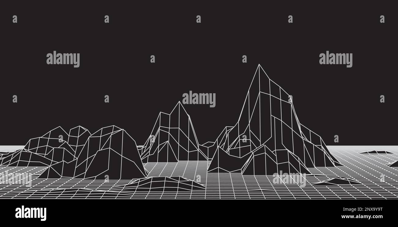 Low poly wireframe hi-res stock photography and images - Alamy
