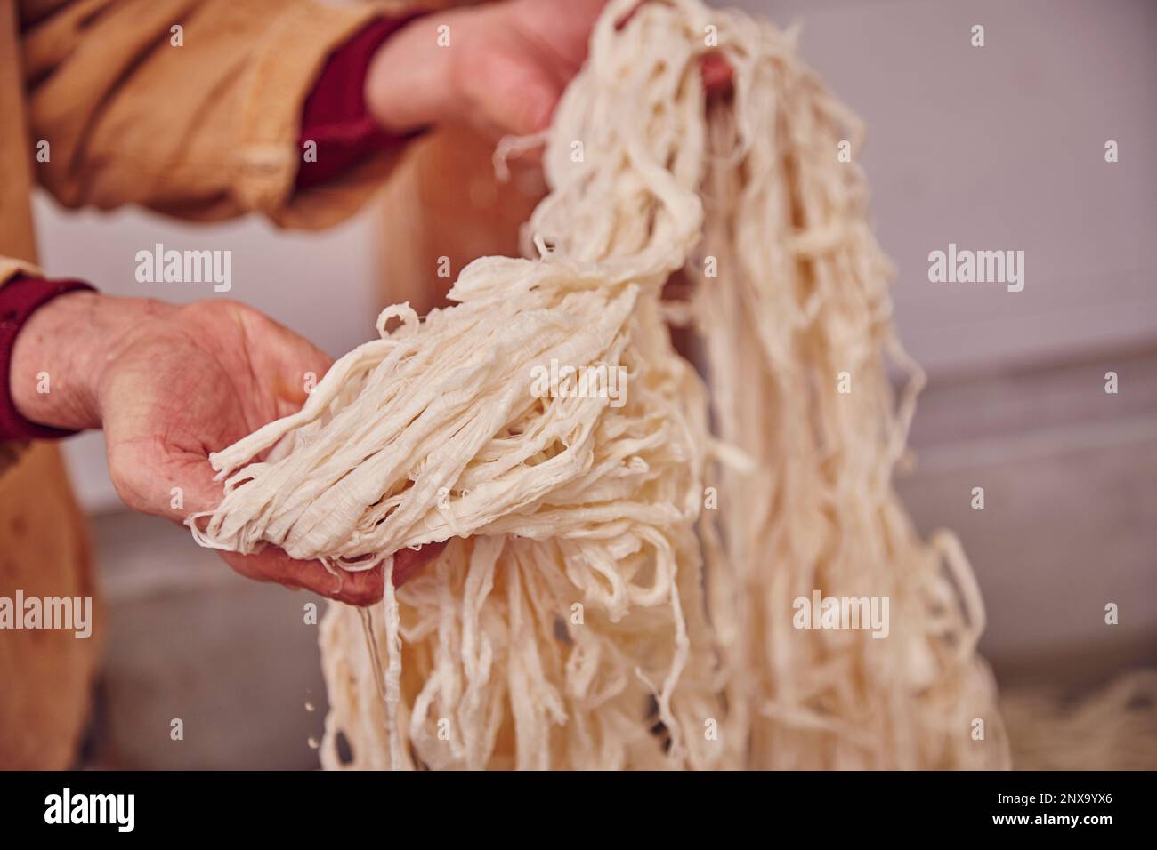 Hanji, traditional Korean paper, paper doll handmade from mulberry ...