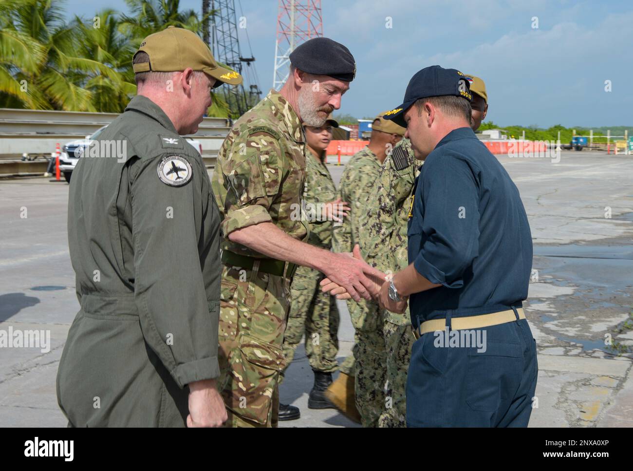 230211-N-EJ241-1146 Cmdr. Jake Ferrari, commanding officer of USS Paul ...