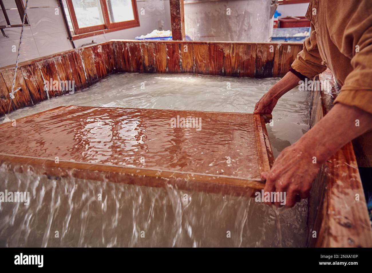 Hanji, traditional Korean paper, paper doll handmade from mulberry ...