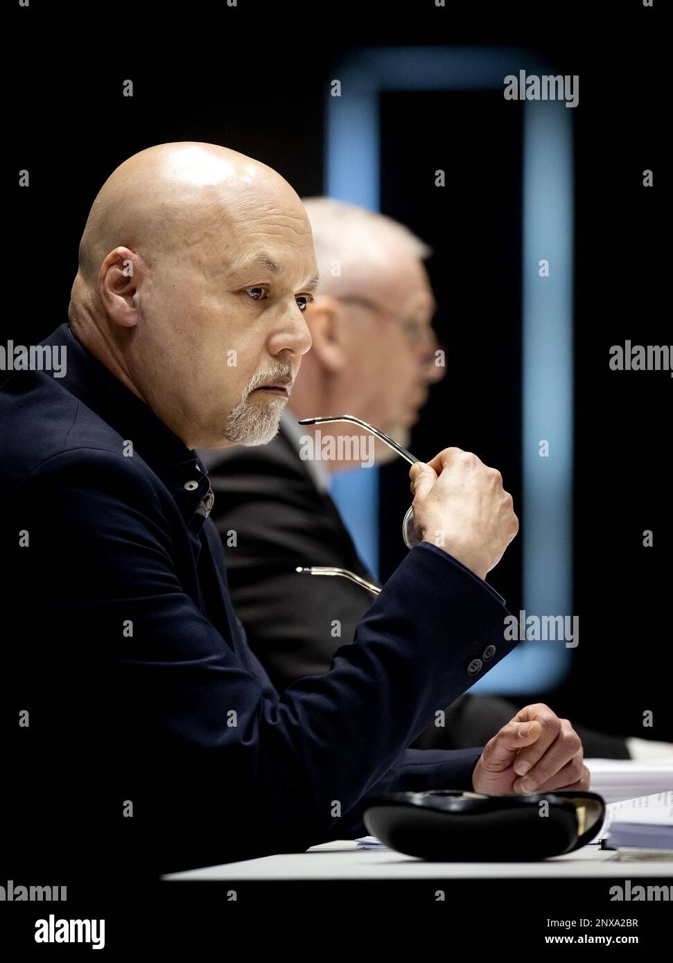 THE HAGUE - Lawyers Onno de Jong and Peter Schouten while responding to ...