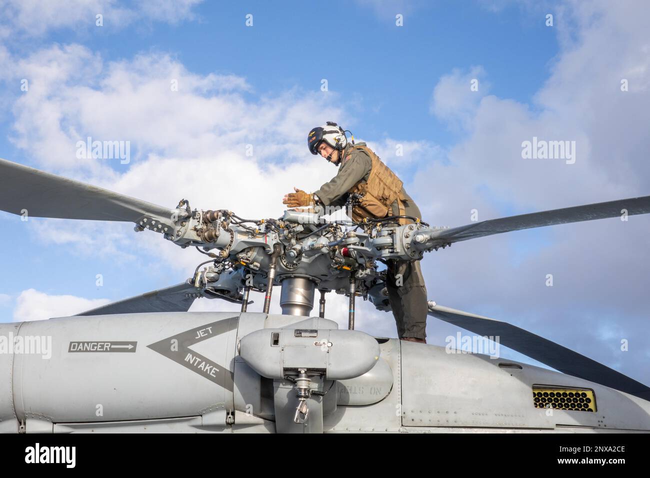 230106-N-IJ902-1060 MEDITERRANIAN SEA (Jan. 6, 2023) Lt. Griffin Walter ...