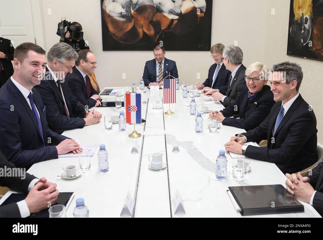 Prime Minister of Croatia Andrej Plenkovic meets with U.S. Energy ...