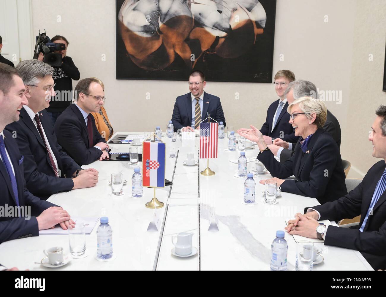 Prime Minister of Croatia Andrej Plenkovic meets with U.S. Energy ...