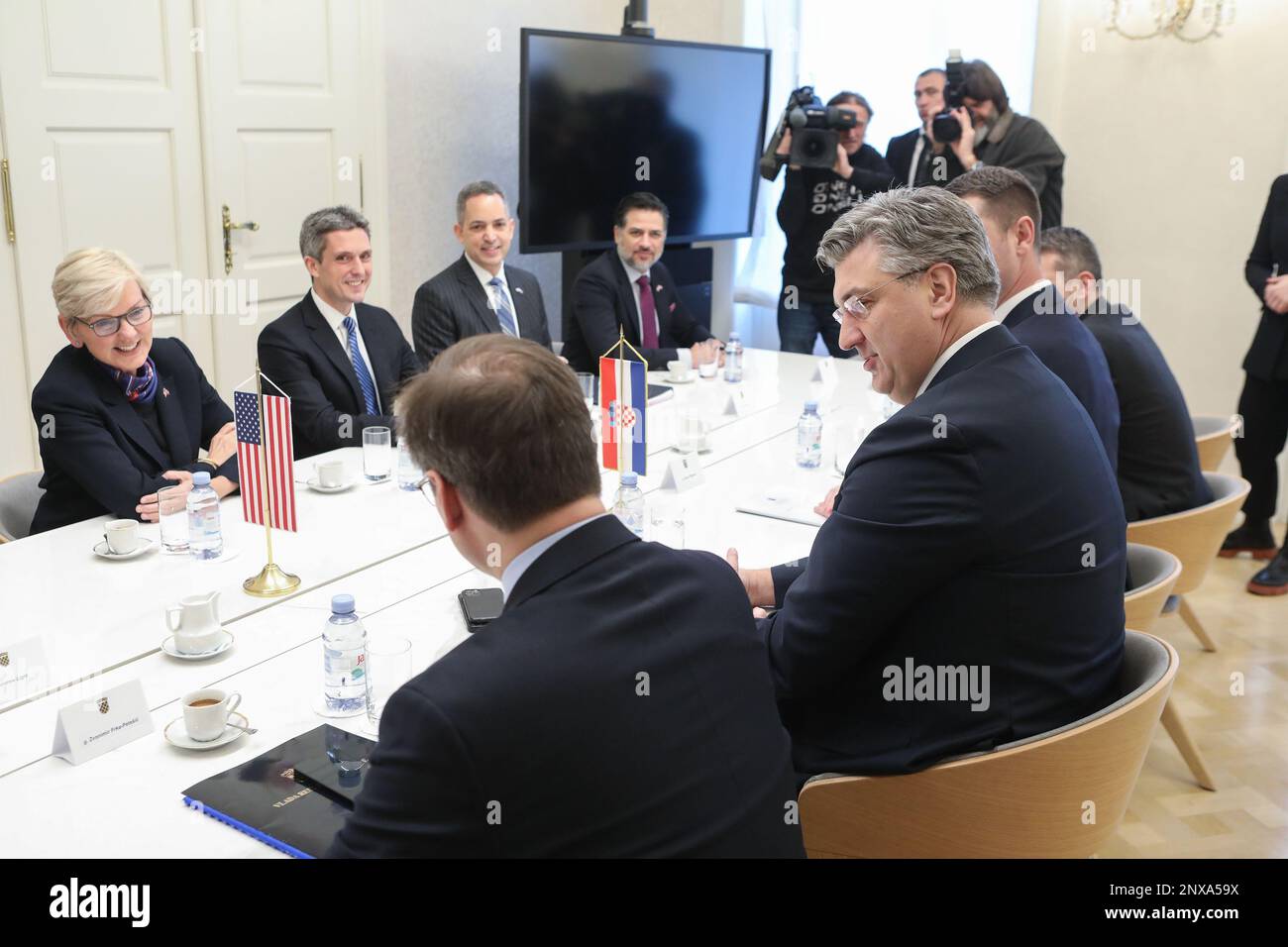 Prime Minister of Croatia Andrej Plenkovic meets with U.S. Energy ...