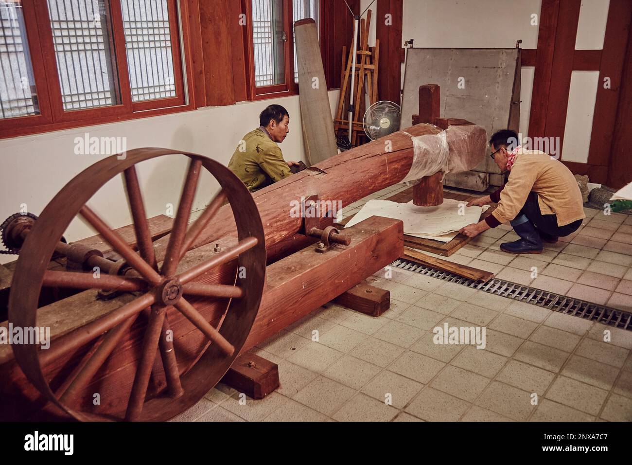 Hanji, traditional Korean paper, paper doll handmade from mulberry ...