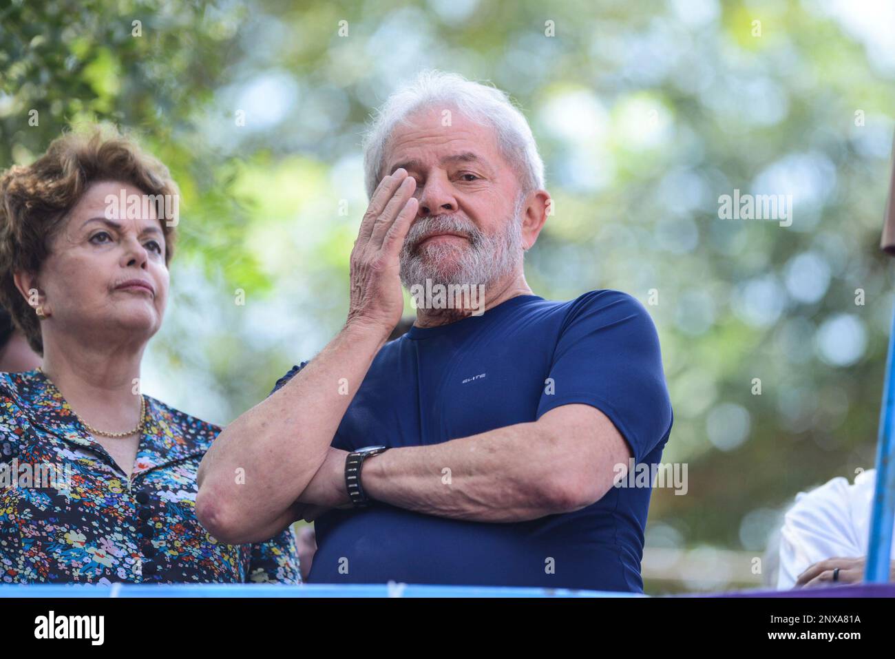 SP - Sao Paulo - 07/04/2018 - Lula attends Mass for Marisa - Former ...