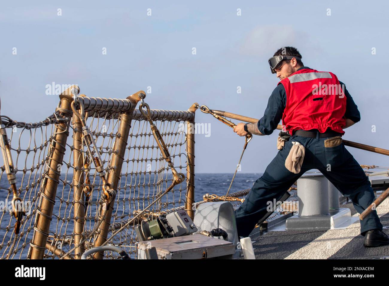 230118-N-SN516-1056 SOUTH CHINA SEA (Jan. 18, 2023) U.S. Damage ...