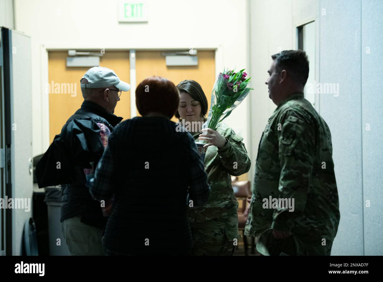 U.S. Army Col. Amanda Doyle, deputy commander of the 205th Regiment ...