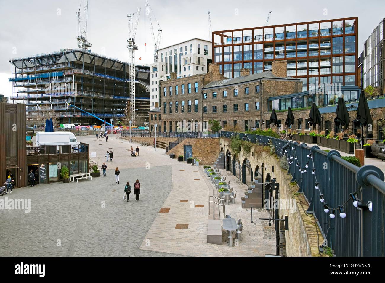 View from Coal Drops Yard of new Google HQ King's Cross KGX1 office ...