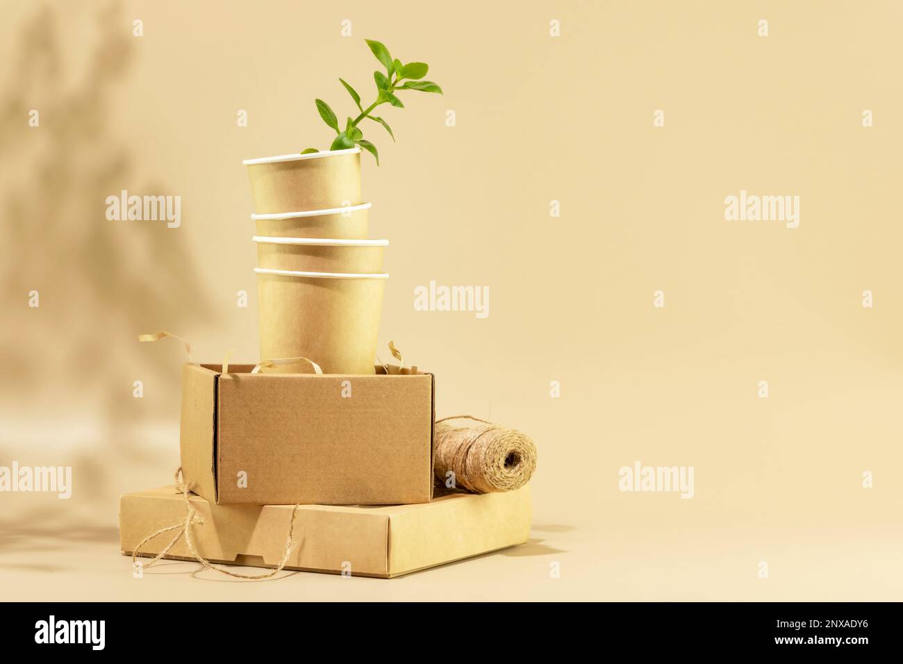 Cardboard box plant protection hi-res stock photography and images - Alamy