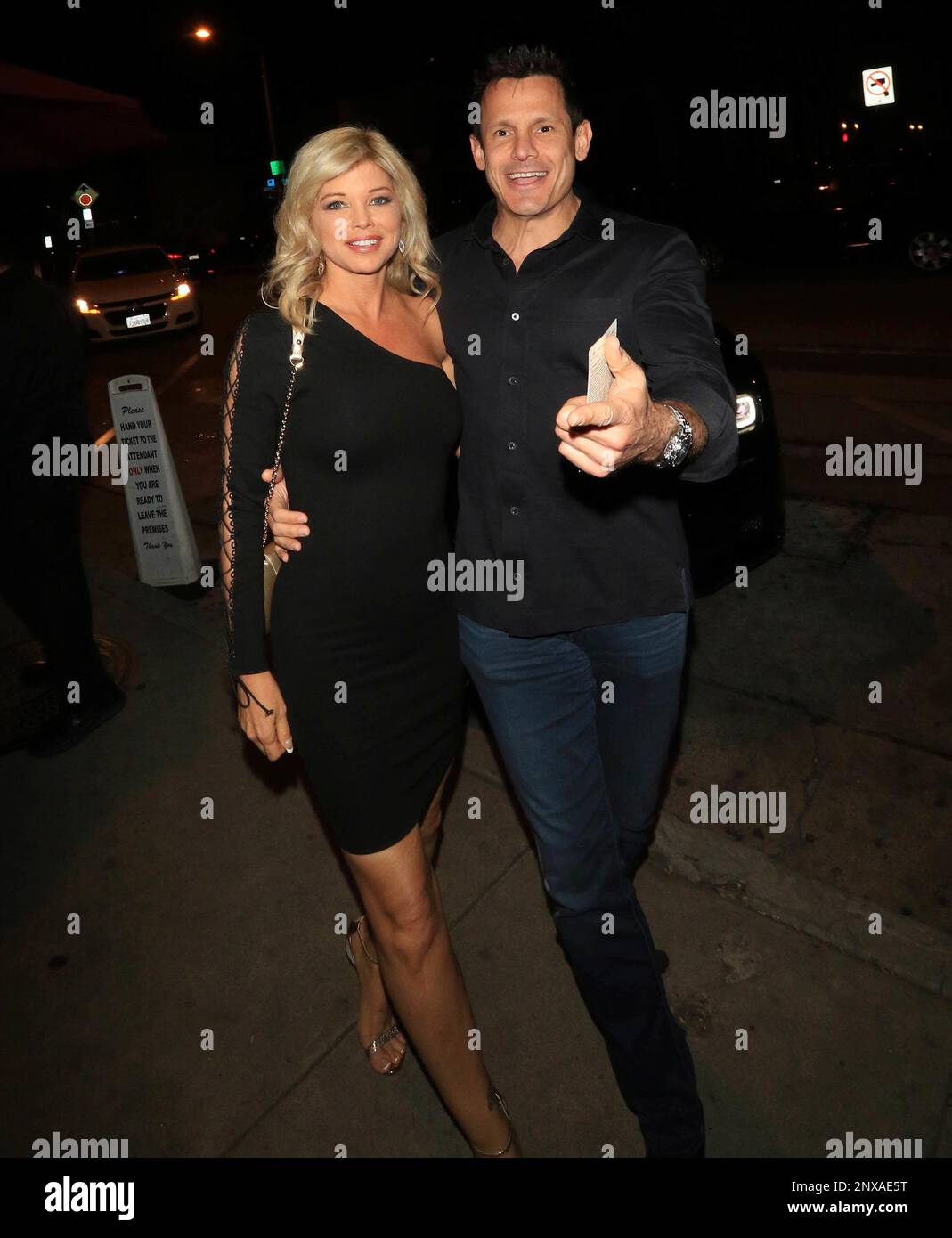 Photo by: gotpap/STAR MAX/IPx 2018 4/6/18 Donna D'Errico and Donald ...