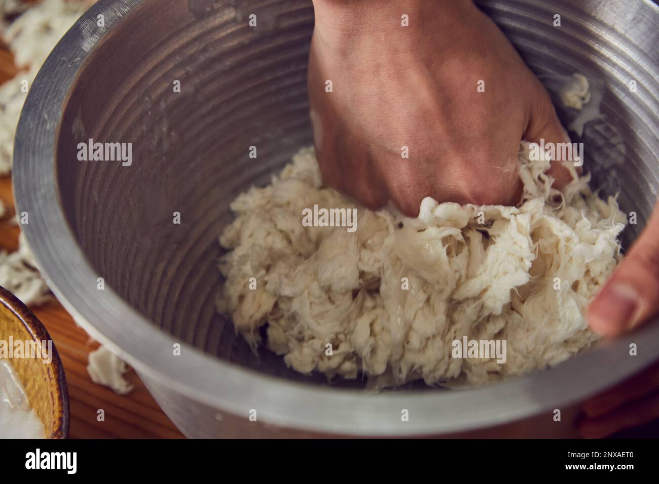 Hanji, traditional Korean paper, paper doll handmade from mulberry ...