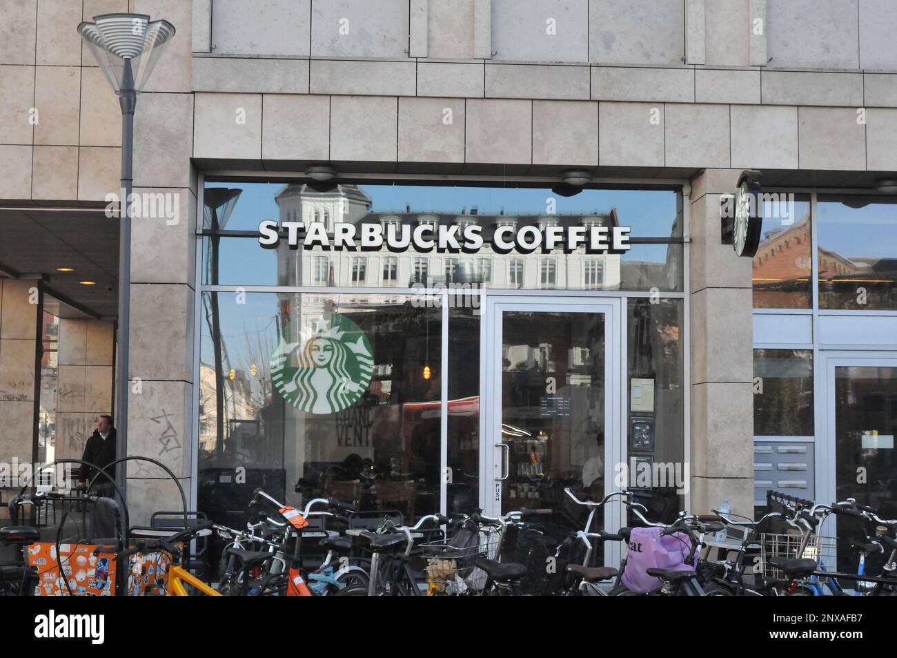 Copenhagen/Denmark/01 March 2023/Seattle coffee chain starbucks coffee ...