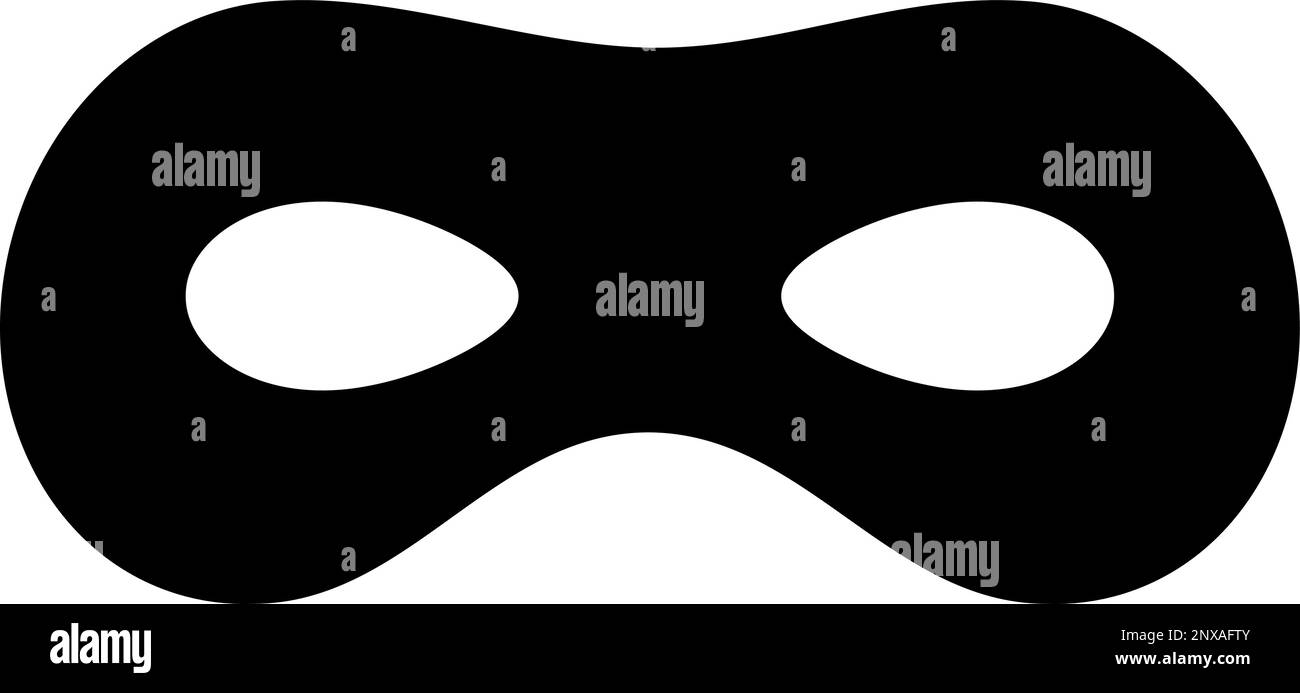 Mask superhero carnival or opera actor vector icon Stock Vector Image ...
