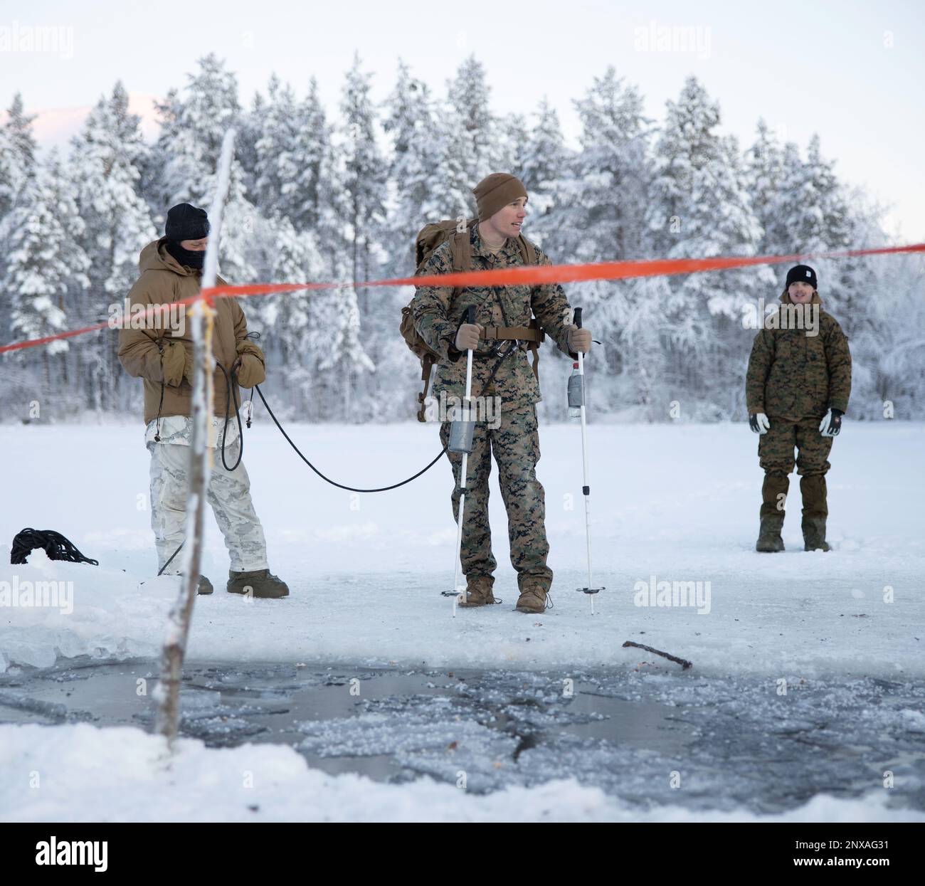 U.S. Marine Corps Staff Sgt. James E. Collier, a utilities platoon ...