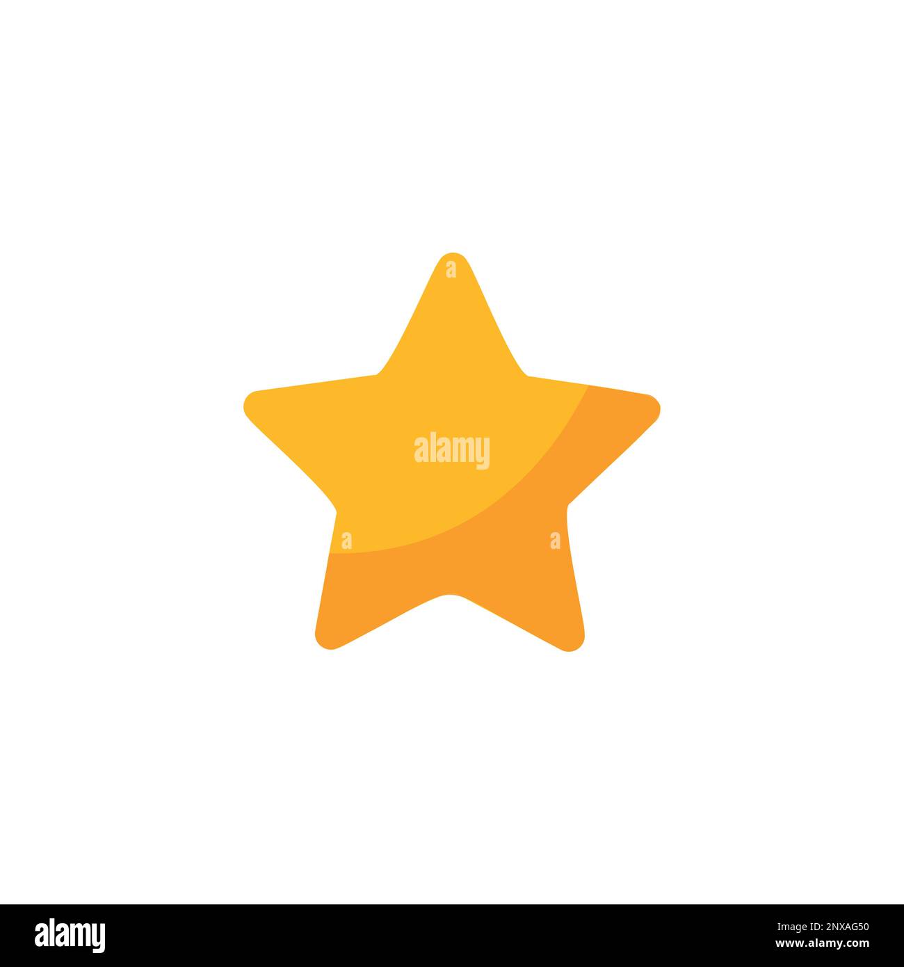 Golden star shape vector icon Stock Vector Image & Art - Alamy