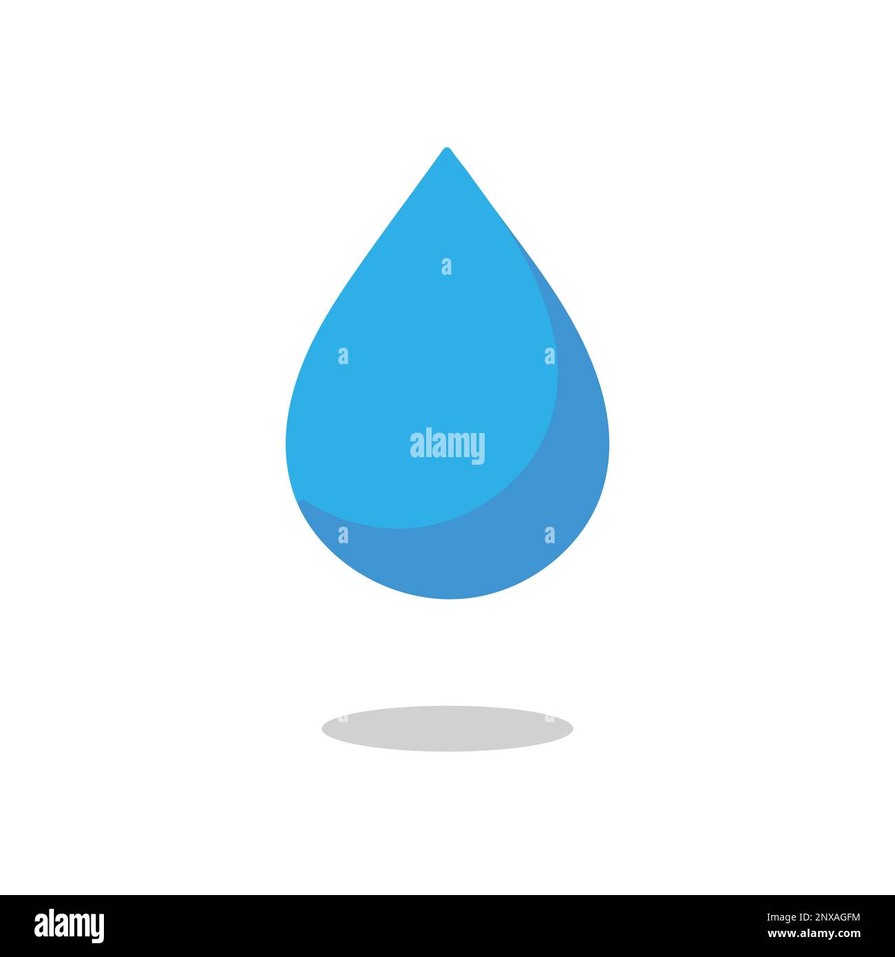 Water raindrop icon vector Stock Vector Images - Alamy